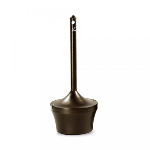 ถังขยะสำหรับทิ้งก้นบุหรี่ The Metropolitan Smokers' Station สีเงินเมทัลลิก